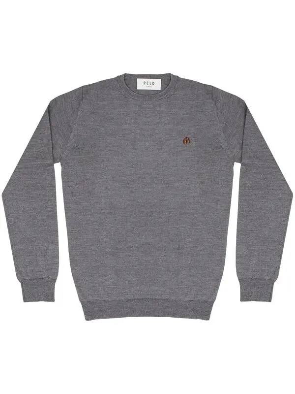 PELO FOUNDATION Merino Wool Crewneck - Grey