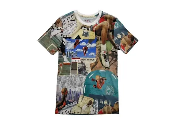 JORDAN Flight Essentials Aop Iconic Printed Graphic Tee Shirt