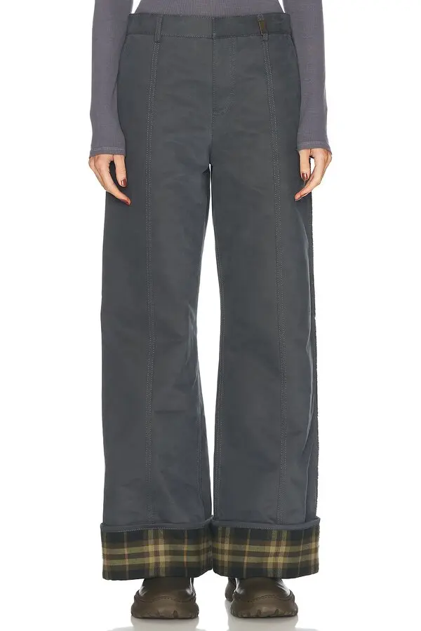 Burberry Wide Leg Trouser