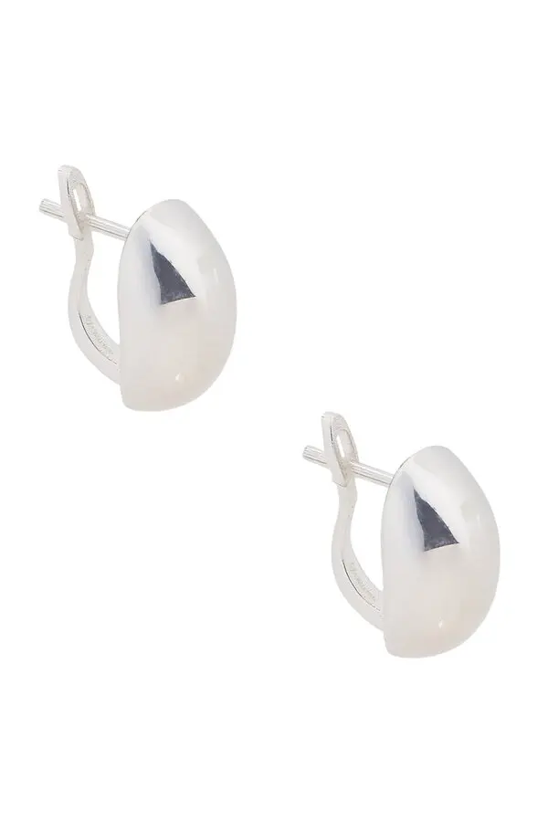 LOREN STEWART Puff Huggie Earrings