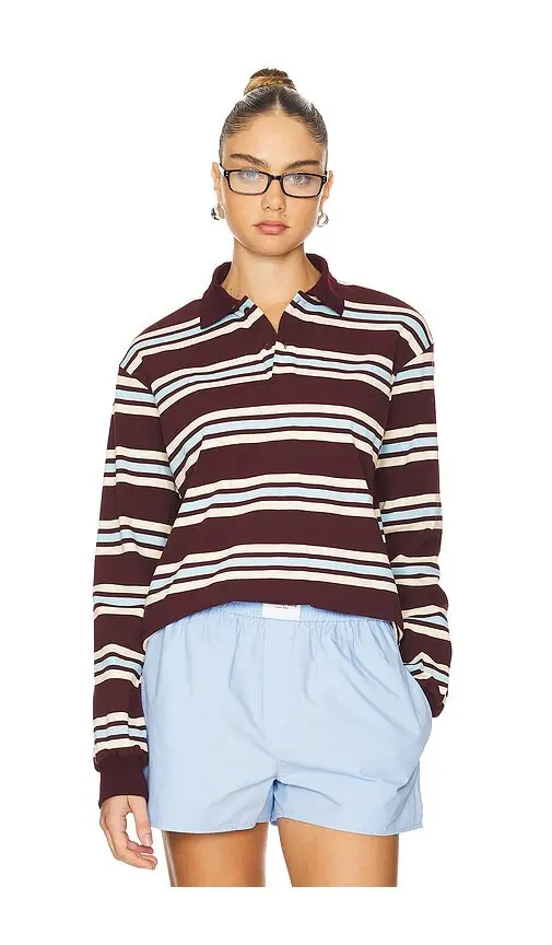 Lioness Leisure Long Sleeve Top - Chocolate Multi