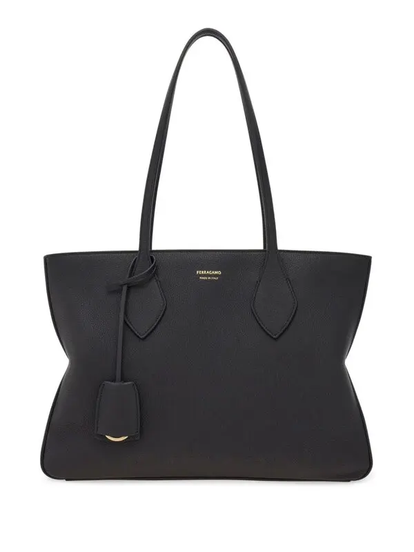 FERRAGAMO Zipped Tote Bag - Black