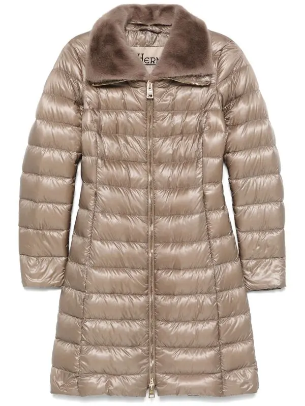 Herno Elisa Padded Coat - Brown