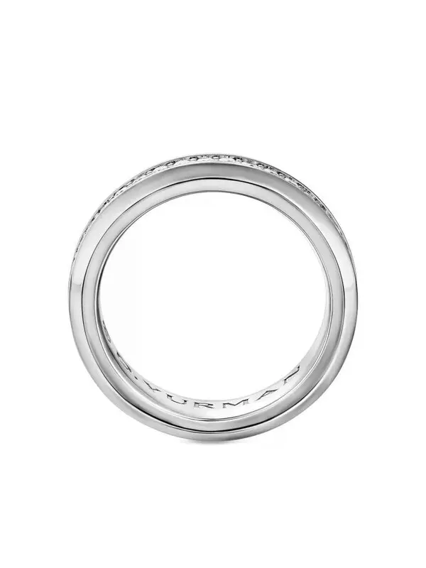 David Yurman 18kt White Gold Diamond Ring