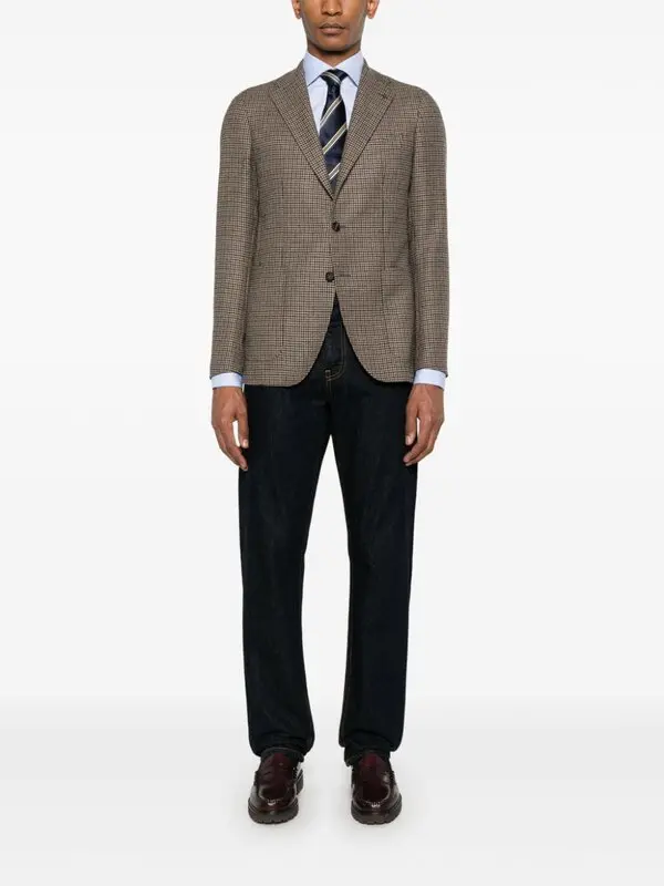 Zegna Mélange-effect Shirt - Blue
