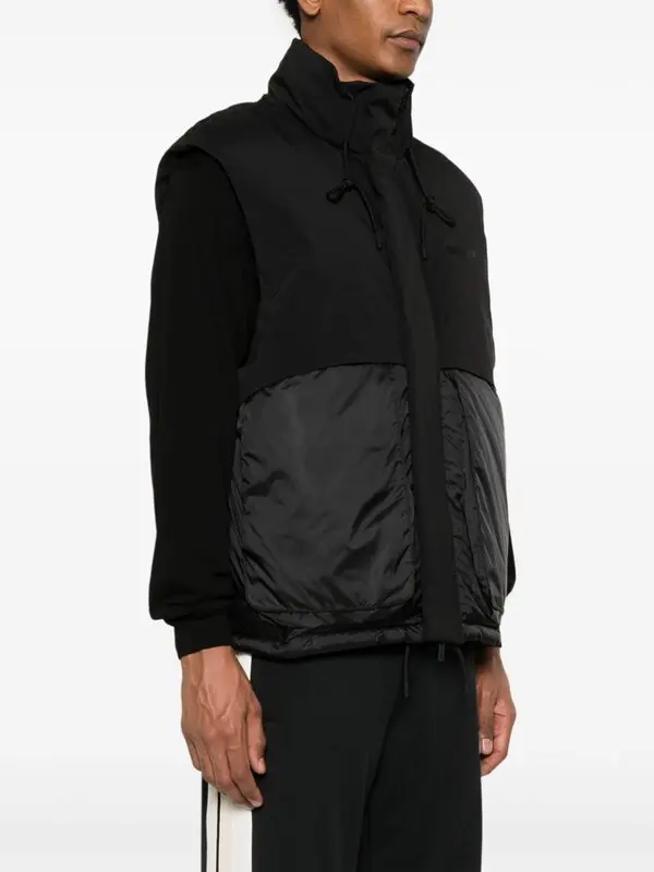 REPRESENT Layered Puffer Gilet - Black