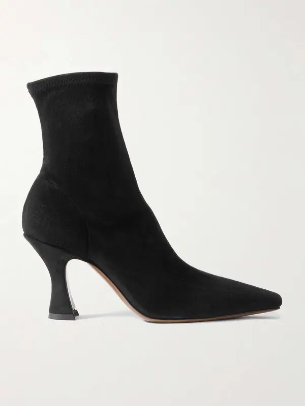 NEOUS Ran Stretch-suede Ankle Boots - Black