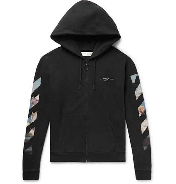 Off-White Diag Arrows Zip-up Hoodie