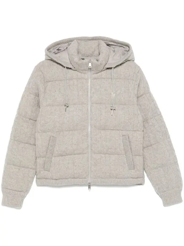 Ralph Lauren Cable-knit Down Jacket
