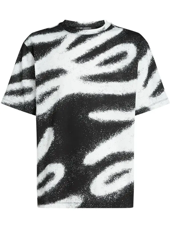 Karl Lagerfeld Graffiti-print T-shirt