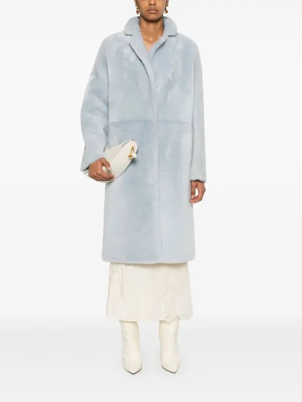 YVES SALOMON Shearling Reversible Coat