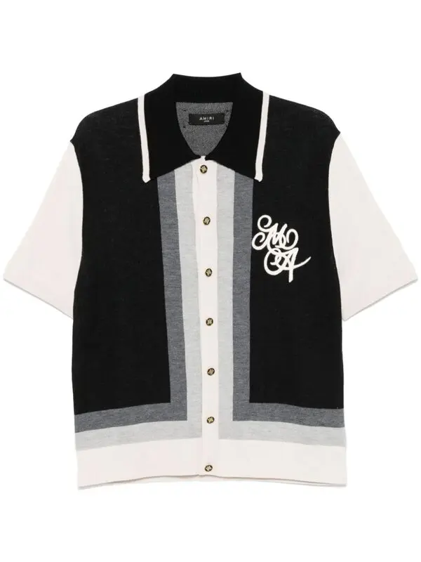 Amiri Ma Swirl Polo Shirt