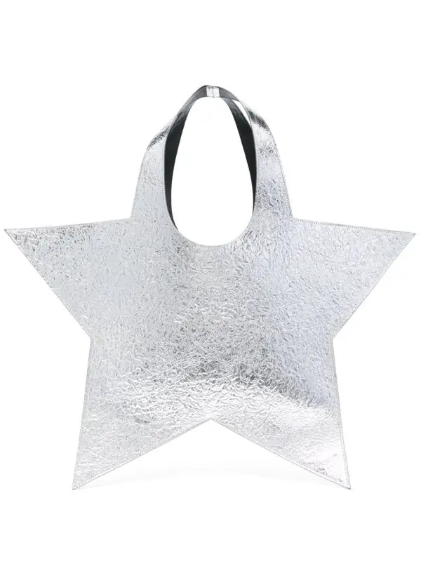 Coperni Star Tote Bag - Silver