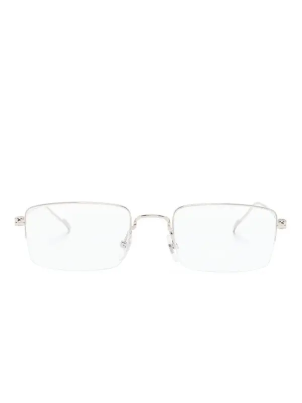 CARTIER Rectangular-frame Metal Glasses