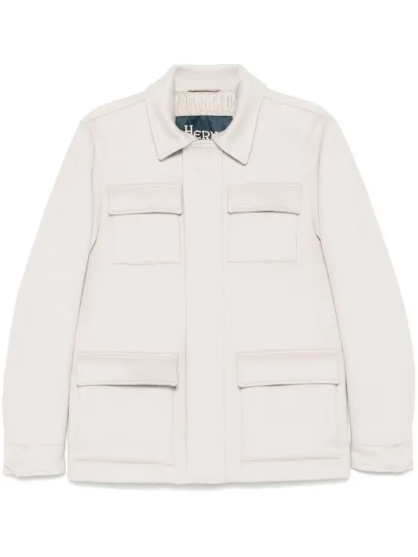 Herno Cashmere Jacket - Neutrals
