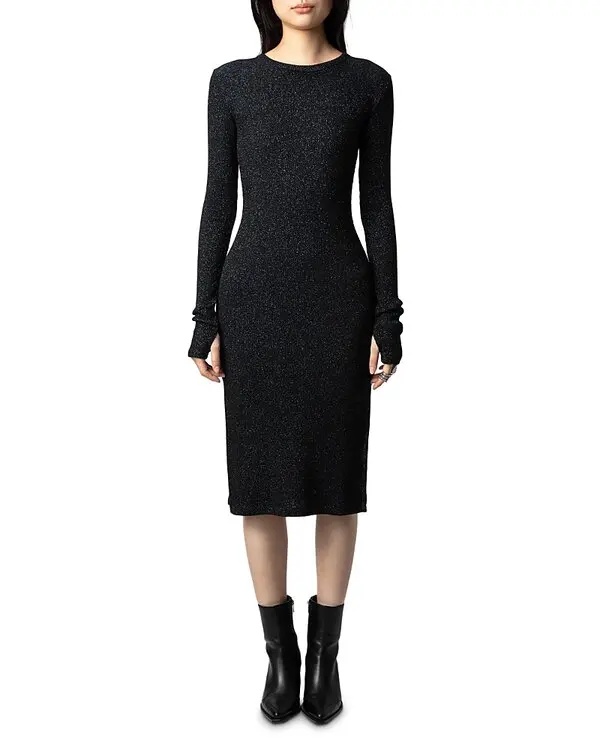 Zadig&Voltaire Ruby Midi Dress - Noir