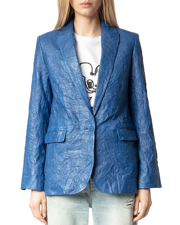 Zadig&Voltaire Leather Jacket - Surf