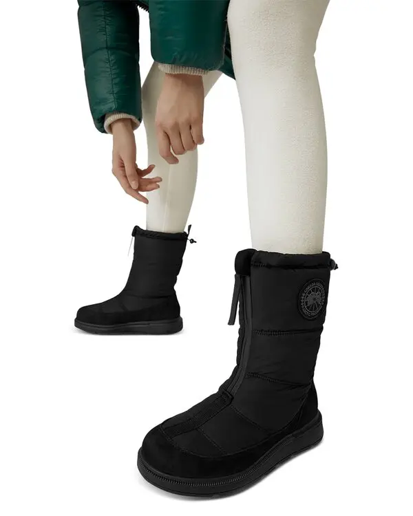Canada Goose Cypress Fold Down Puffer Boots - Black