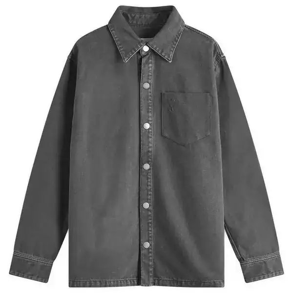 Ami Denim Adc Overshirt In Black - 35% Off | Editorialist