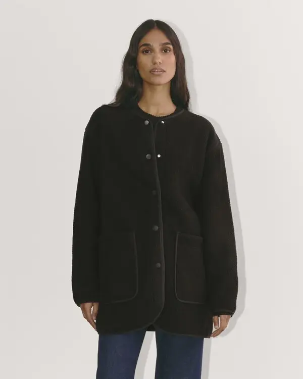 Everlane Teddy Fleece Liner - Black
