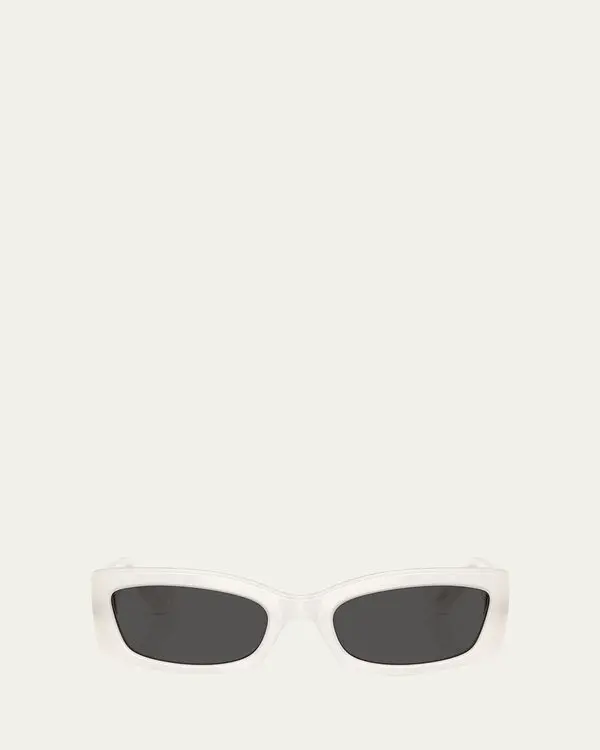 KHAITE X OLIVER PEOPLES Ov5575su Rectangle Sunglasses - Dark Grey
