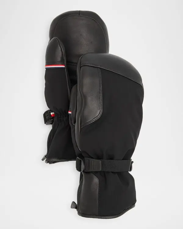 Moncler Padded Ski Gloves - Black