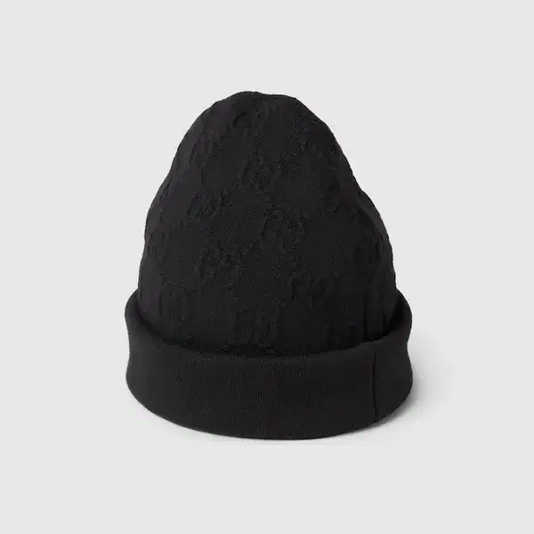 GUCCI / グッチ ◆モヘア シルク GG ニット帽 ブラック M 黒 GUCCI / グッチ ◇モヘア シルク GG ニット帽 ブラック M 黒