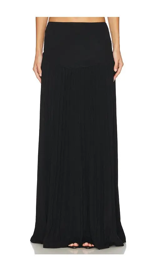 Lioness Field Of Dreams Maxi Skirt - Onyx