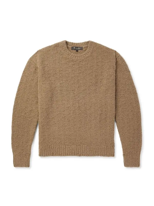 Loro Piana Folecchio Cashmere And Silk-blend Sweater