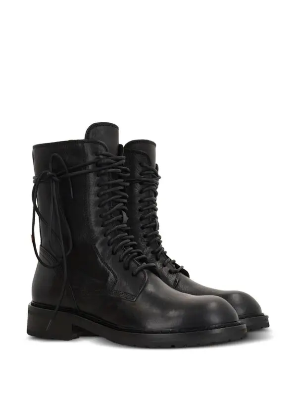 ANN DEMEULEMEESTER Lace-up Leather Boots