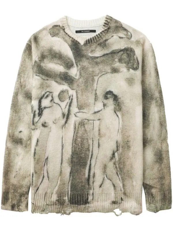 SONG FOR THE MUTE Digital-print Sweater