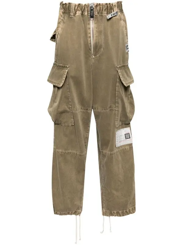 Mihara Yasuhiro Logo-patch Cargo Trousers