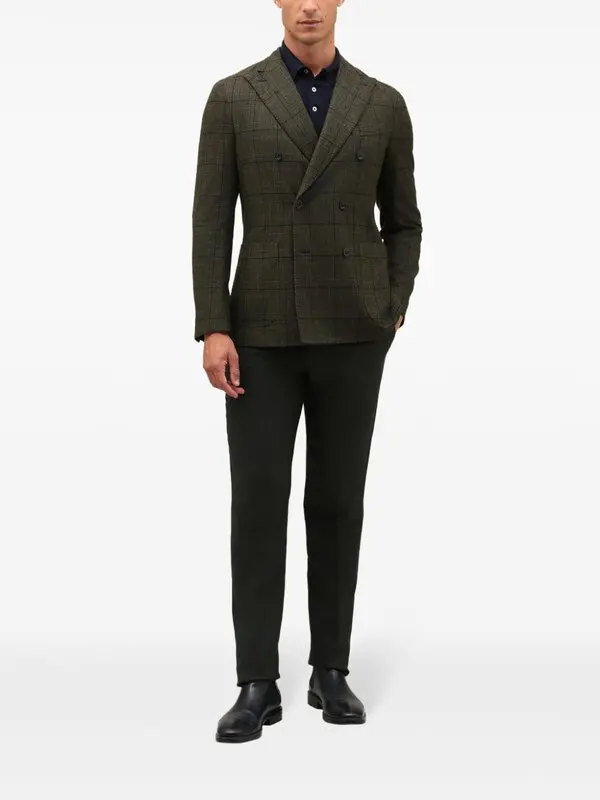 Boglioli Prince Of Wales Wool Blazer