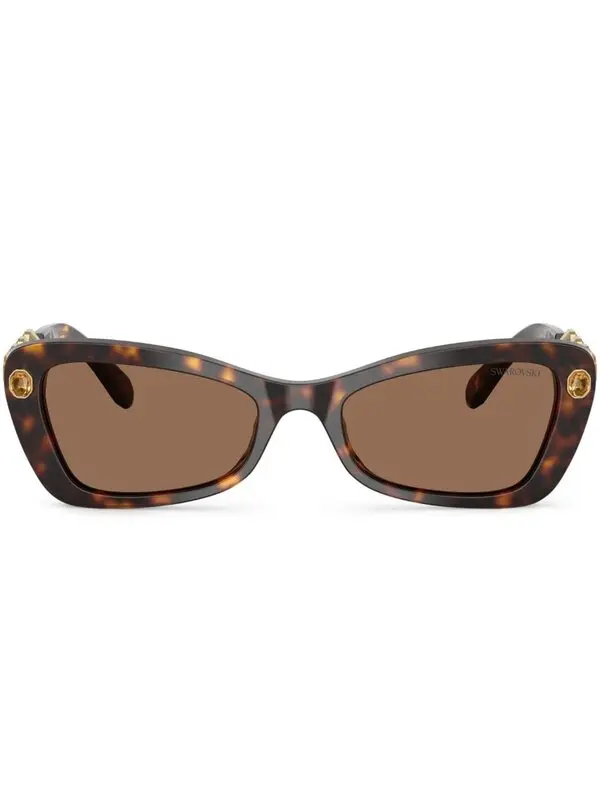 SWAROVSKI Crystal-embellished Sunglasses - Green