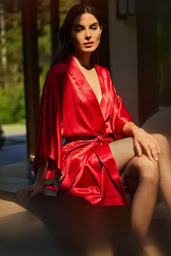 Natori Glamour Wrap - Red