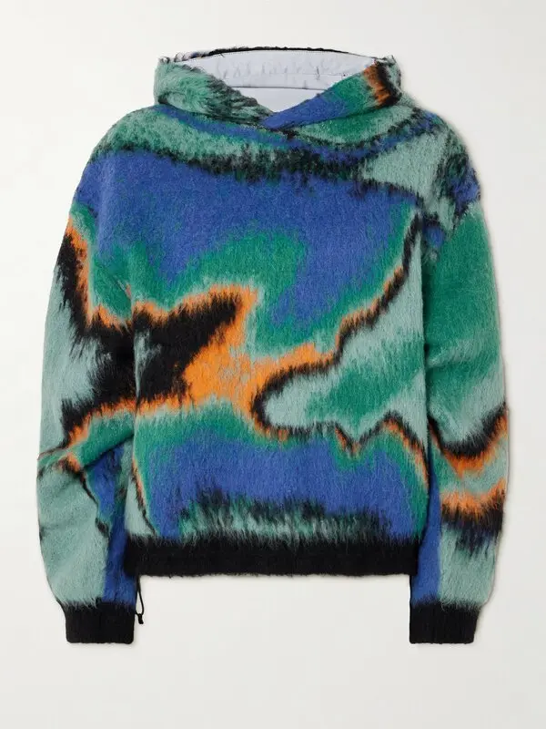 Aztech Mountain Off Piste Printed Fleece Hoodie