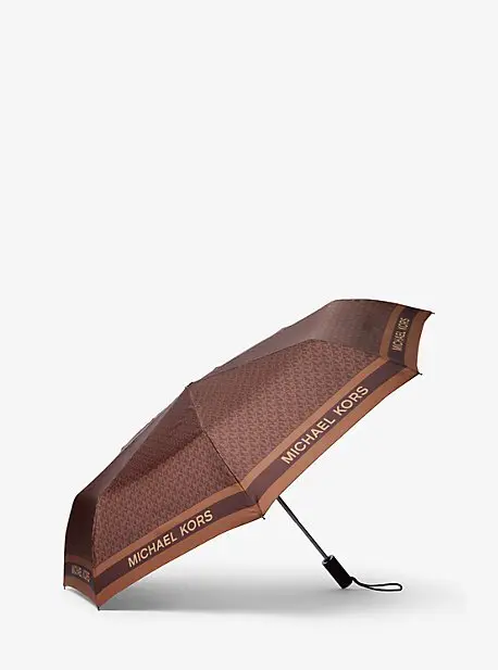 Michael Kors Logo Umbrella - Brown