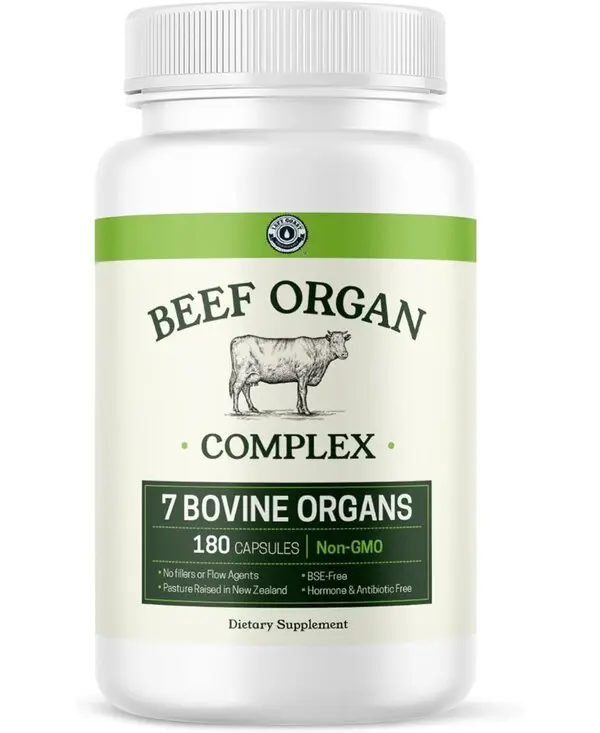 LEFT COAST PERFORMANCE Lcp Grass Fed Beef Organs Supplement Complex