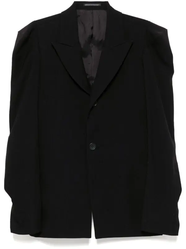 Yohji Yamamoto Gabardine-sleeved Jacket