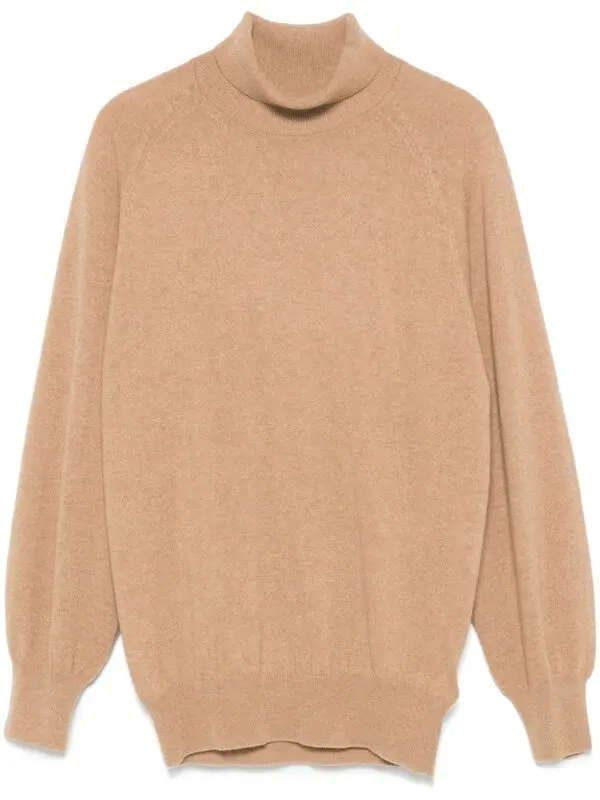 Khaite Percy Cashmere Sweater - Camel