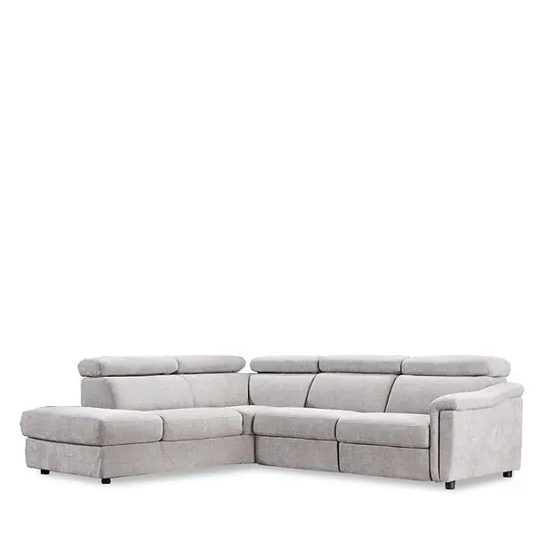 NICOLETTI Prato 3 Piece Power Reclining Fabric Sectional