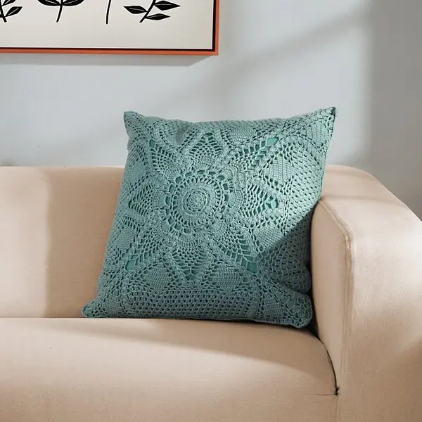 ROSELLI Emma Crocheted Pillow