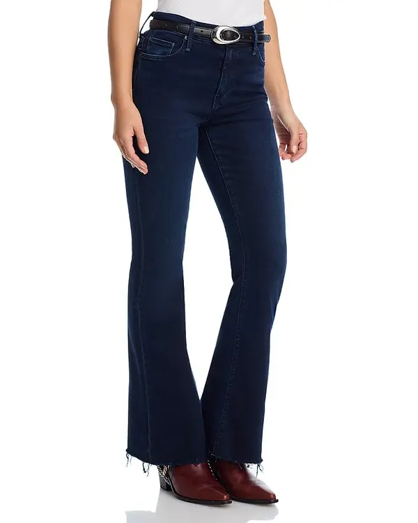 MOTHER The Lil Weekender High-rise Flare Jeans