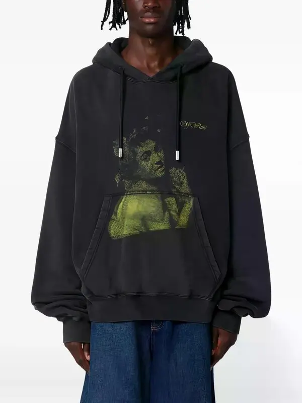 Off-White Graphic-print Hoodie - Black
