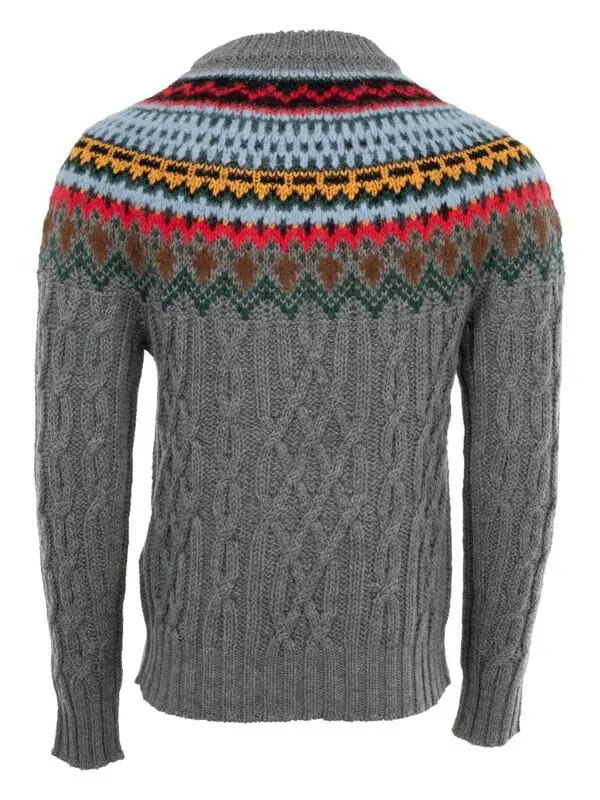 Moncler Cable-knit Sweater - Grey