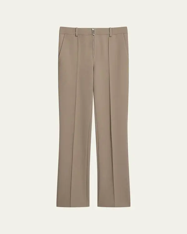 Helmut Lang Straight Slim Full Length Pants - Taupe