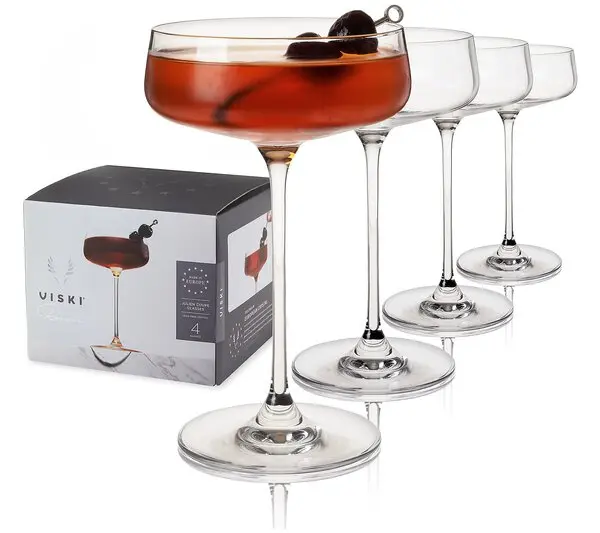 VISKI Reserve Julien Crystal Coupe Glasses