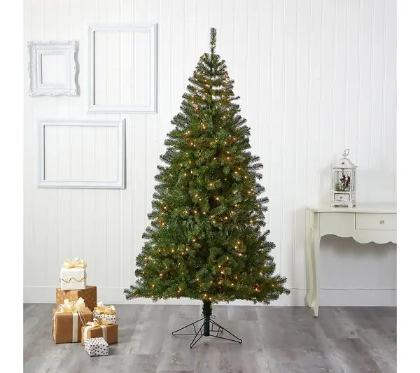 NEARLY NATURAL 7' Springfield Christmas Tree
