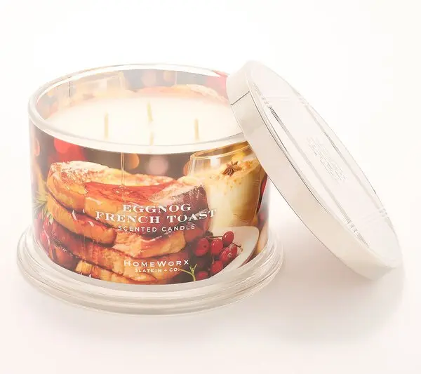 HOMEWORX BY SLATKIN + CO. As Is 18oz Eggnog Candle