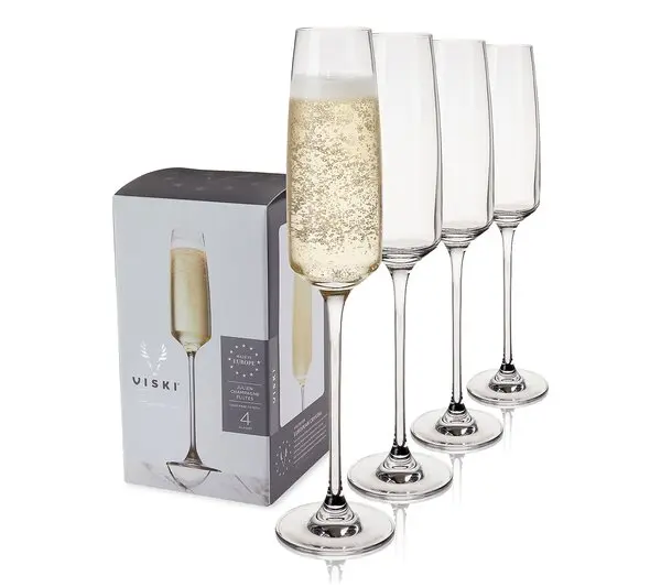 VISKI Reserve Julien Crystal Champagne Flute Gl Asses